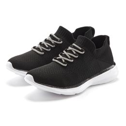 Lascana Damen Sneaker "Slip-On-Sneaker, Slipper, Freizeitschuh", Gr. 42, schwarz, Obermaterial: 100% Textilmaterial. Decksohle: 100% Textilmaterial.