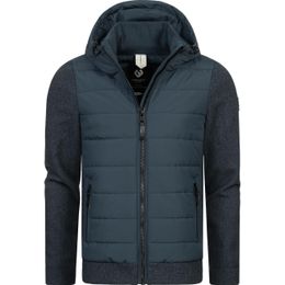 Ragwear Herren Steppjacke "Doryan Mel", blau, Gr. L, Obermaterial 1: 100% Polyester; Obermaterial 2: 100% Polyester; Innenmaterial: 100% Polyester;