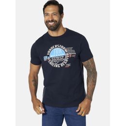 Jan Vanderstorm Herren T-Shirt "T-Shirt ULFERT", blau, Gr. XL, Obermaterial: 100% Baumwolle CO., Shirts