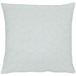 Dekokissen Apelt, B:40cm L:40cm, blau, Kunstfaser, Polyester, Dekokissen_Sitzkissen_Kissenh&uuml;llen, "7901 Uni Fleck", Kissenh&uuml;lle ohne F&uuml;llung, 1 St&uuml;ck