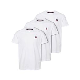 VINSON Herren Kurzarmhemd "VINSON 3-pack T-shirt VMMassimo", wei&szlig;, Gr. S, Obermaterial: 100% Baumwolle, Hemden