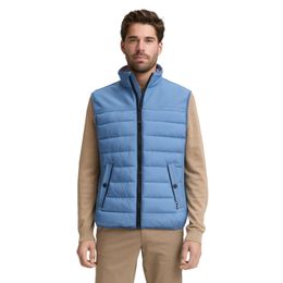Tom Tailor Herren Steppwestemarine blau, Gr. L, unifarben, Steppware, Obermaterial: 100% Polyester. Futter: 100% Polyester, Westen, mit Taschen