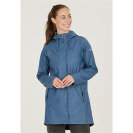 WEATHER REPORT Damen Outdoorjacke "PETRA", blau, Gr. 44, bedruckt, unifarben, 100% Polyester, Jacken, mit 5.000 mm Wassers&auml;ule