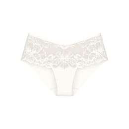 Triumph Damen Slip "Wild Gardenia Florale", Gr. 36, wei&szlig;, Microtouch, Obermaterial: 77% Lyocell, 23% Elasthan, Unterhosen, weiche Spitze vorn,