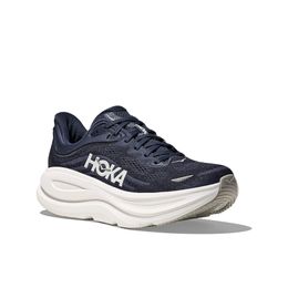 Hoka One One Herren Laufschuh "BONDI 9", Gr. 45varsity navy, wei&szlig;, Synthetik, Textil, Schuhe, f&uuml;r mehr D&auml;mpfung