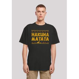 F4NT4STIC Damen T-Shirt "K&ouml;nig der L&ouml;wen Film Hakuna Matata", schwarz, Gr. XS, Obermaterial: 100% Baumwolle, Shirts, Print