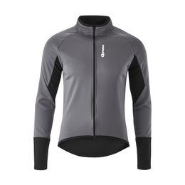 Gonso Herren Fahrradjacke "ROAD JACKET SOFTSHELL M", grau, Gr. XXXL, 80% Polyester, 15% Polyamid, 5% Elasthan, Jacken, Herren Softshell-Jacke,