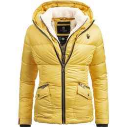 Navahoo Damen Winterjacke "Megan", gelb, Gr. S, clean, Oberstoff: 100% Polyester. Futter: 100% Polyester. Wattierung: 100% Polyester. &Auml;rmelfutter: