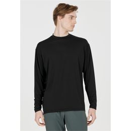 Virtus Herren Langarmshirt "Roger V2", schwarz, Gr. XL, unifarben, 86% Polyester, 14% Elasthan, Shirts, mit praktischer Quick-Dry-Funktion