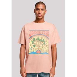 F4NT4STIC Herren T-Shirt "US National Parks Joshua Tree", rosa, Gr. S, Obermaterial: 100% Baumwolle, Shirts, Premium Qualit&auml;t