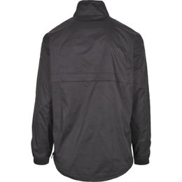 Urban Classics Herren Allwetterjacke "Urban Classics Herren Stand Up Collar Pull Over Jacket"schwarz, Gr. S, unifarben, 100% Polyamid, Jacken