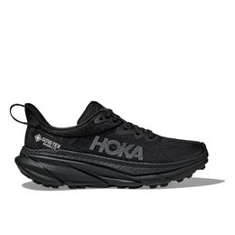 Hoka One One Herren Trailrunningschuh "CHALLENGER 7 GORE-TEX", Gr. 45schwarz, schwarz, Synthetik, Textil, Schuhe, wasserdichter Trailrunningschuh
