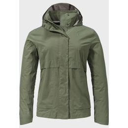 Sch&ouml;ffel SCH&Ouml;FFEL Damen Outdoorjacke "2.5L Jacket Bellagio L", gr&uuml;n, Gr. 36, Oberstoff : 100% Nylon (Membran: Polyurethan), Jacken
