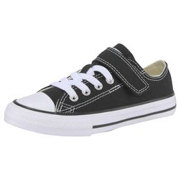 Converse Kinder Sneaker "CHUCK TAYLOR ALL STAR 1V EASY-ON Ox", Gr. 32, schwarz, Textil, Schuhe, mit Klettverschluss