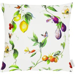 Dekokissen Apelt, B:39cm H:5cm L:39cm, bunt, Baumwolle, Polyester, Dekokissen_Sitzkissen_Kissenh&uuml;llen, "6851"
