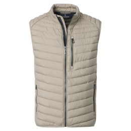 Casamoda Herren Steppweste "Casamoda Steppweste uni"beige, Gr. 4XL, 100% Polyester, Westen