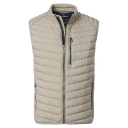 Casamoda Herren Steppweste "Casamoda Steppweste uni"beige, Gr. XXXL, 100% Polyester, Westen