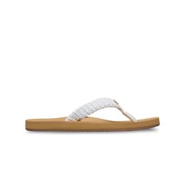Roxy Damen Sandale "Porto", Gr. 8, beige, Obermaterial: 90% Baumwolle/10% Polyester, Futter: N/A, Laufsohle: 100% TPR.., Schuhe
