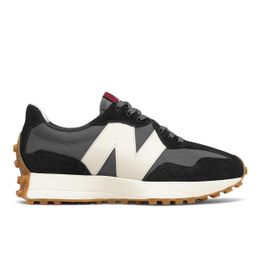 New Balance Damen Sneaker "327", Gr. 37, schwarz, Leder, Synthetik, Schuhe