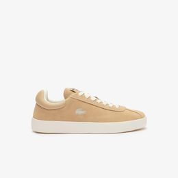 Lacoste Damen Sneaker "BASESHOT 124 2 SFA", Gr. 38lt brw, off wht, Leder, Schuhe