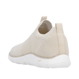 Remonte Damen Slip-On Sneaker, Gr. 41hellbeige, Nubuklederimitat, Textil, Schuhe, Schlupfschuh, Slipper, Barfu&szlig;schuh mit herausnehmbarer Einlage