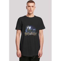F4NT4STIC Herren T-Shirt "Harry Potter Hogwarts Castle", schwarz, Gr. S, Obermaterial: 100% Baumwolle, Shirts, Print