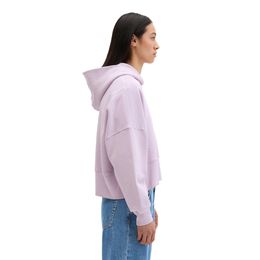 Marc O'Polo MARC O'POLO Damen Sweatshirt "mit recycelter Baumwolle", lila, Gr. S, unifarben, Obermaterial: 100% Baumwolle, Sweatshirts