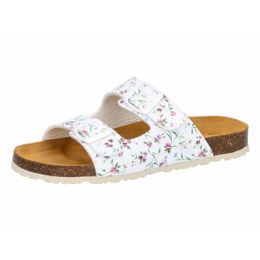 Lico Damen Pantolette "Pantolette Bioline Platino", Gr. 36, wei&szlig;, Synthetik, Schuhe