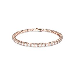 Swarovski Damen Armkette "Schmuck Geschenk Matrix Armband", L, Metall, rosa, Metall, Armb&auml;nder, mit Swarovski Kristall