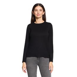 Betty Barclay Damen Strickpullover "Damen mit Rundhalsausschnitt", schwarz, Basic, Gr. 42, Strick, Obermaterial: 55% Viskose, 30% Polyester, 15%