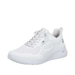 Rieker Damen Slip-On Sneaker, Gr. 43wei&szlig;, Textil, Basic, Schuhe, Schlupfschuh, Halbschuh, Freizeitsneaker mit Gummizug