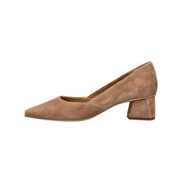 Paul Green Damen Pumps "Paul Green Pumps Veloursleder", Gr. 39, braun, Veloursleder, Schuhe