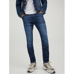 Jack & Jones JACK & JONES Herren Skinny-fit-Jeans "JJILIAM JJORIGINAL GE 314", blau, Gr. 31, Denim/Jeans, Obermaterial: 85% Baumwolle, 14% Polyester, 1% Elasthan,