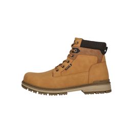 WHISTLER Damen Stiefel "Averon", Gr. 46dunkelgelb, Kunstfaser, Lederimitat, Schuhe, im trendigen Retro-Design