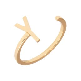 Design Letters Ring female Gold size 1