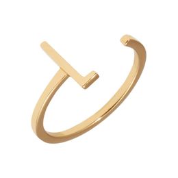 Design Letters Ring female Gold size 1