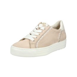 Paul Green Damen Plateausneaker "Paul Green Sneaker Nubukleder", Gr. 38,5beige, Nubukleder, Schuhe