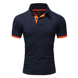 behype Herren Poloshirt "BASE", bunt, Gr. XXL, unifarben, 100% Baumwolle, Shirts, mit kontrastfarbigen Details