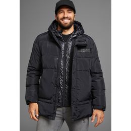 Bruno Banani Herren Winterjacke, schwarz, Gr. S, Web, Obermaterial: 100% Polyester. Futter: 100% Polyester. Kapuze: 100% Polyester. Wattierung: 100%