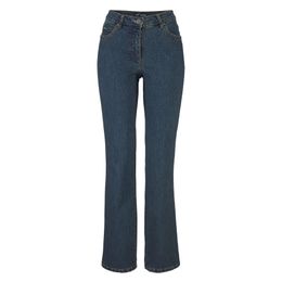Arizona Damen Gerade Jeans "Annett", blau, Basic, Gr. 34, clean, Jeans, Obermaterial: 98% Baumwolle, 2% Elasthan, Jeans, bequeme Passform,