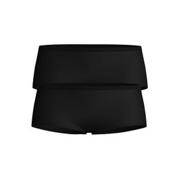Calida Damen Slip "Slip Sleek Skin Hipster Slip 2P 2er Pack", Gr. 48, schwarz, Obermaterial: 73% Polyamid PA. 27% Elasthan EL., Unterhosen