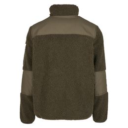 Brandit Herren Allwetterjacke "Brandit Brandit Men Ramble Teddyfleece Jacket", gr&uuml;n, Gr. XXL, unifarben, 100% Polyester, Jacken