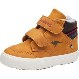 Kangaroos M&auml;dchen Sneaker "KaVu Primo V", Gr. 28, gelb, Synthetik, Textil, Schuhe, mit Klettverschluss