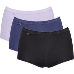 Sloggi Damen Maxislip "Basic+ Maxi", Gr. 44, bunt, Single Jersey, Obermaterial: 95% Baumwolle, 5% Elasthan, Unterhosen, perfekter Sitz, Cotton-Mix,