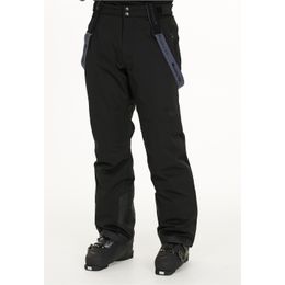 WHISTLER Herren Skihose "Gippslang", schwarz, Gr. XL, mehrfarbig, 94% Polyester, 6% Elasthan, Hosen, mit wasserdichter 3-Lagen-Membran
