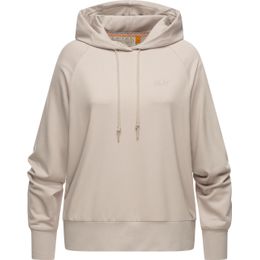 Ragwear Damen Kapuzensweatshirt "Tonna", wei&szlig;, Gr. XXL, Sweatware, Material: 67% Polyester, 28% Viskose, 5% Elasthan, Sweatshirts, Moderner Damen