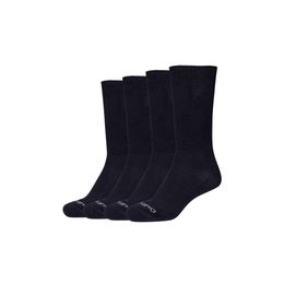 Camano Herren Socken "4er Pack", Gr. 39, blau, 74% Baumwolle, 24% Polyamid, 2% Elasthan, uni, Socken
