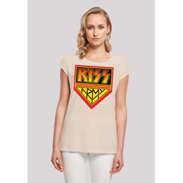 F4NT4STIC Damen T-Shirt "Kiss Army Logo", wei&szlig;, Gr. XXXL, Obermaterial: 100% Baumwolle, Shirts, Premium Qualit&auml;t