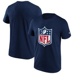 Fanatics Damen T-Shirt "Fanatics T-Shirt NFL Primary Logo", blau, Gr. M, 100% Baumwolle, Shirts