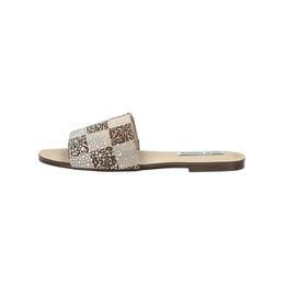 Steve Madden Damen Pantolette "Steve Madden Pantoletten Textil", Gr. 38braun, Textil, Schuhe